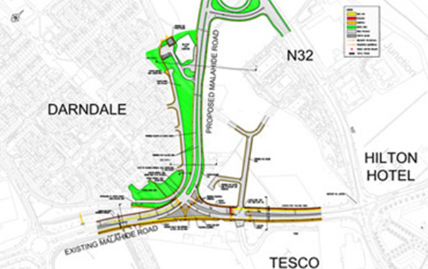 Realignment of the R107 Malahide Road, East West Distributor Road ...
