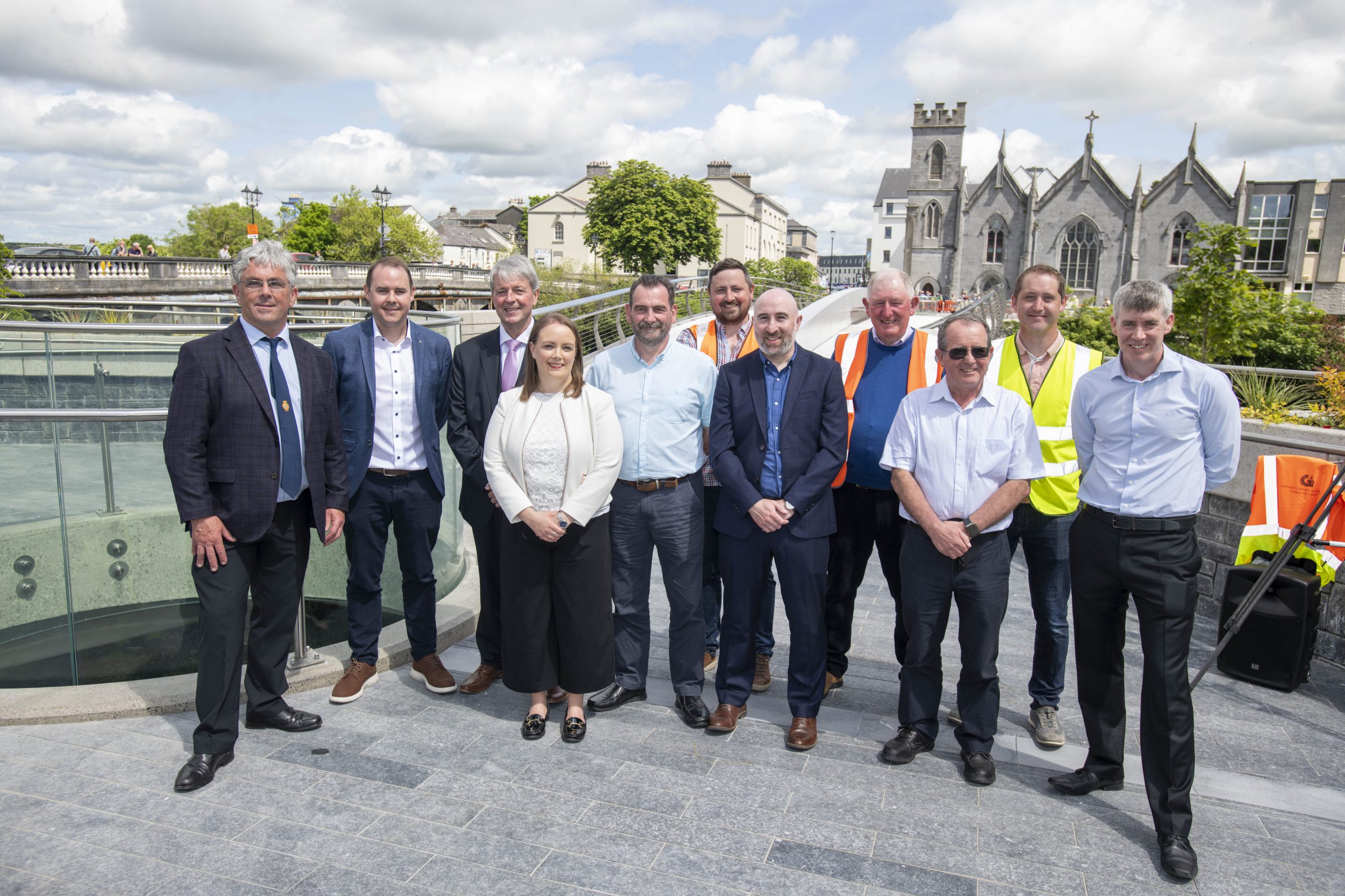 New Salmon Weir Bridge officially opened in Galway - AtkinsRéalis